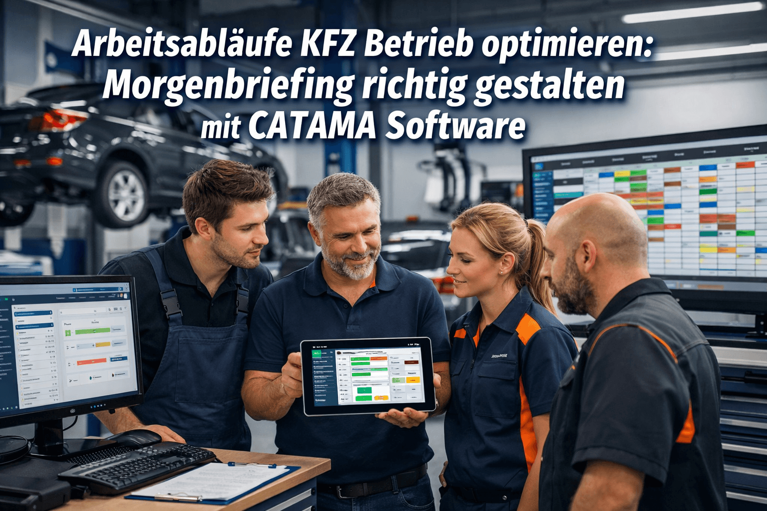 Arbeitsabläufe KFZ Betrieb optimieren: Morgenbriefing richtig gestalten